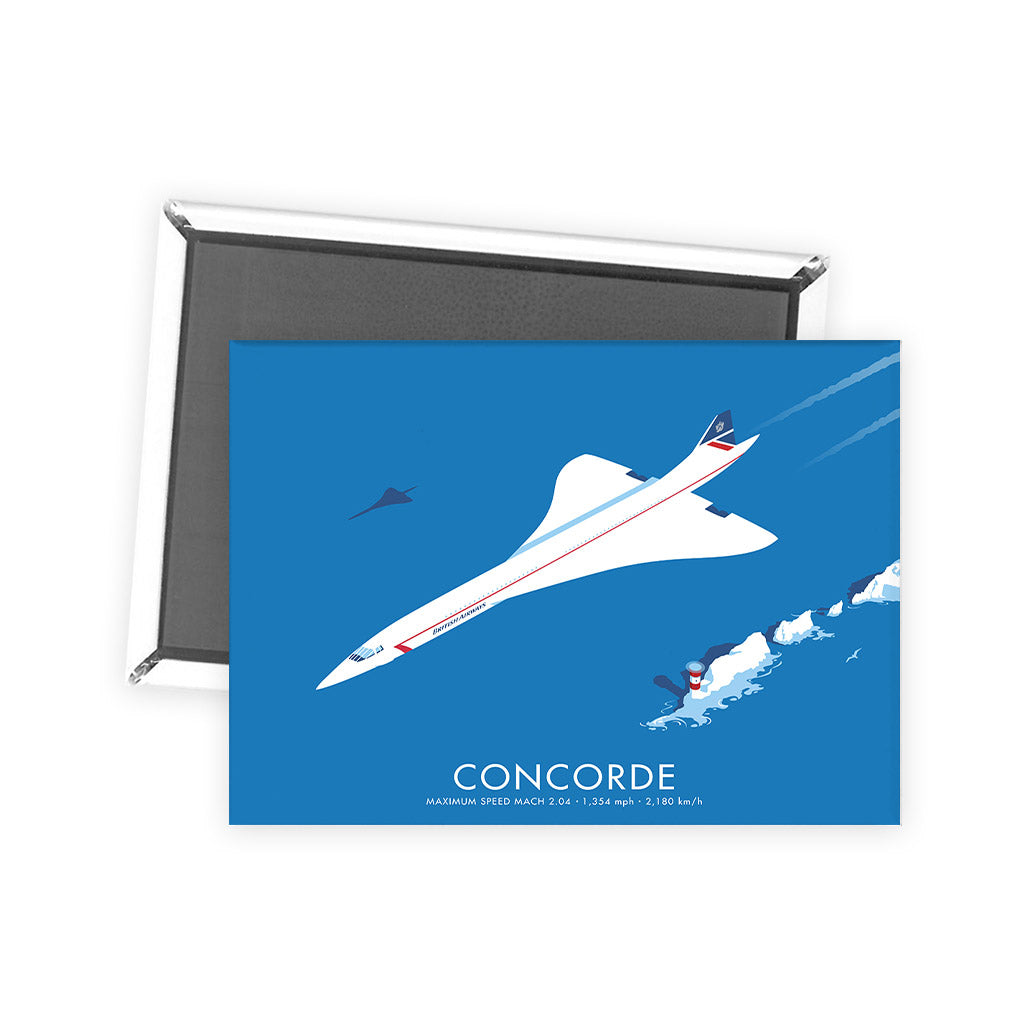 Concorde Magnet – Stephen Millership - The Art of Travel