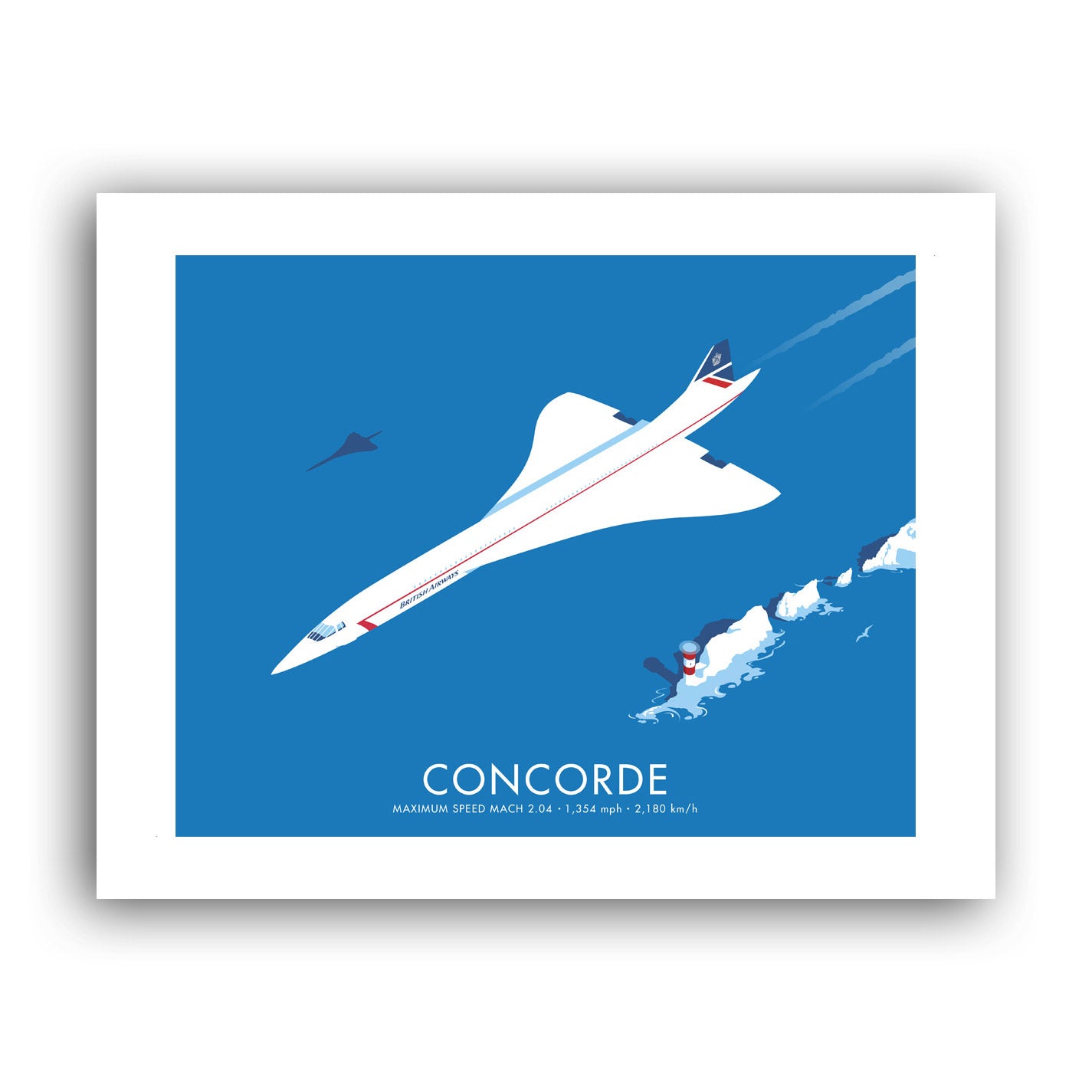 Concorde Art Print – Stephen Millership - The Art of Travel
