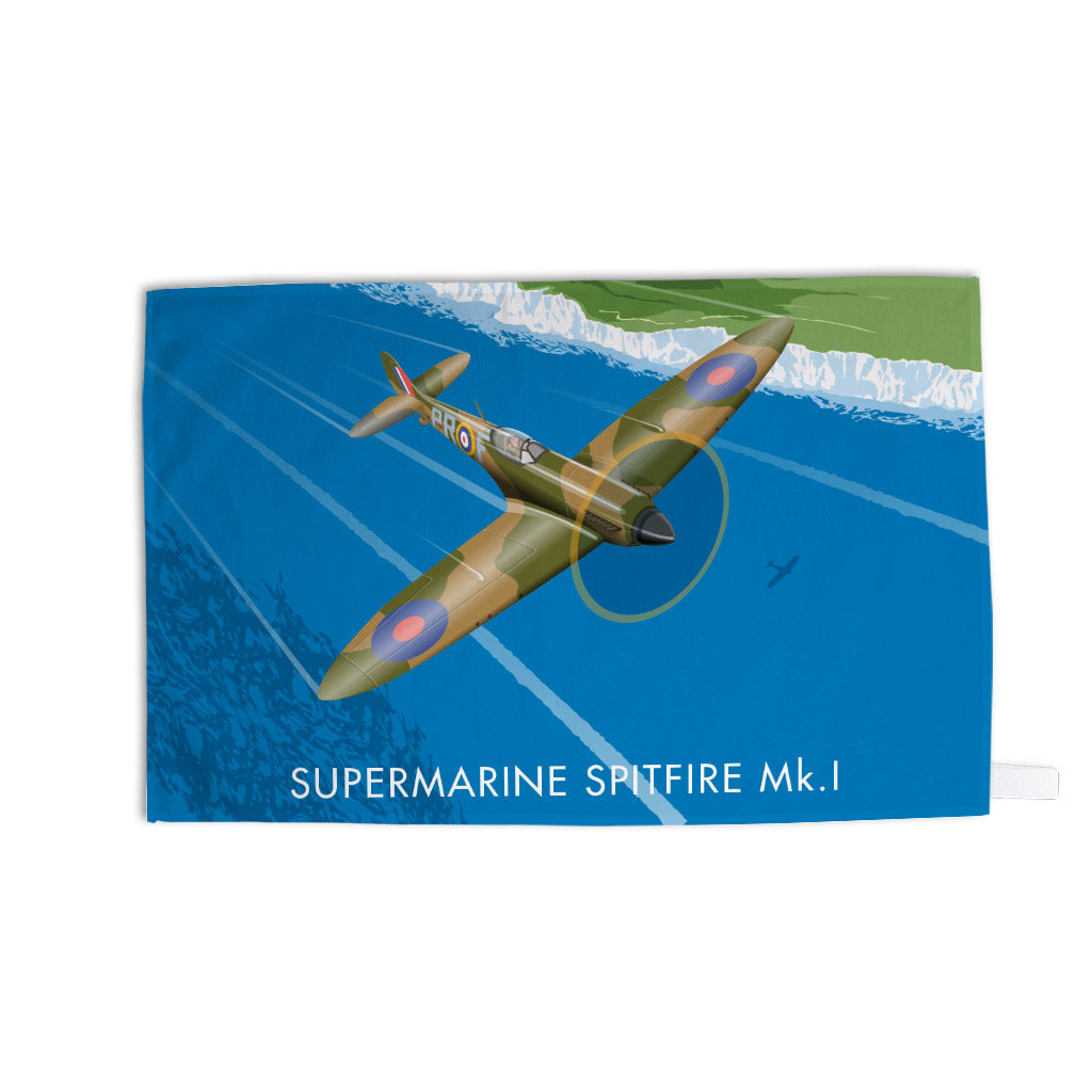 Supermarine Spitfire Tea Towel – Stephen Millership - The Art of Travel