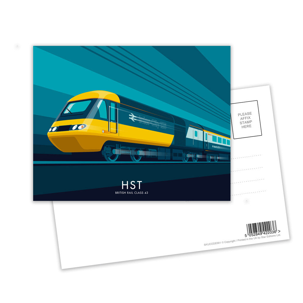 HST Postcard Pack of 8 – Stephen Millership - The Art of Travel