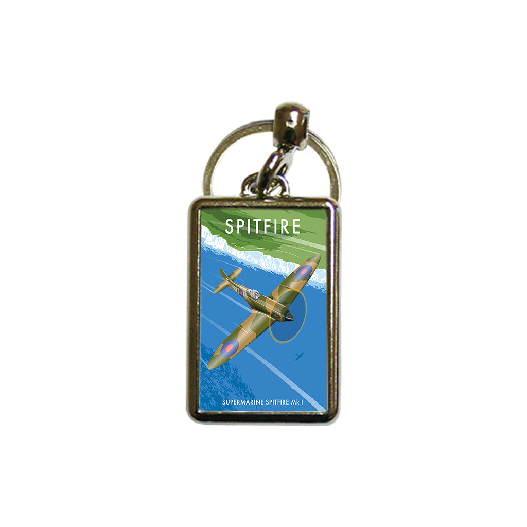 Spitfire, Supermarine Spitfire Mk 1 Metal Keyring – Stephen Millership ...