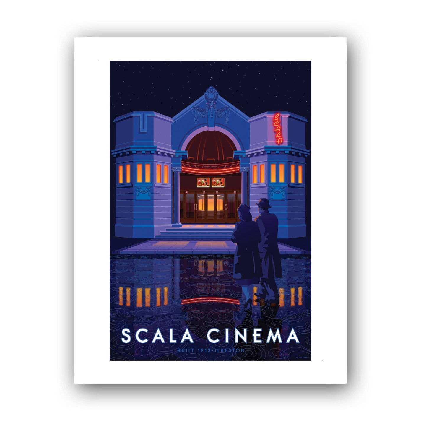 Scala Cinema, Ilkeston Art Print – Stephen Millership - The Art of Travel
