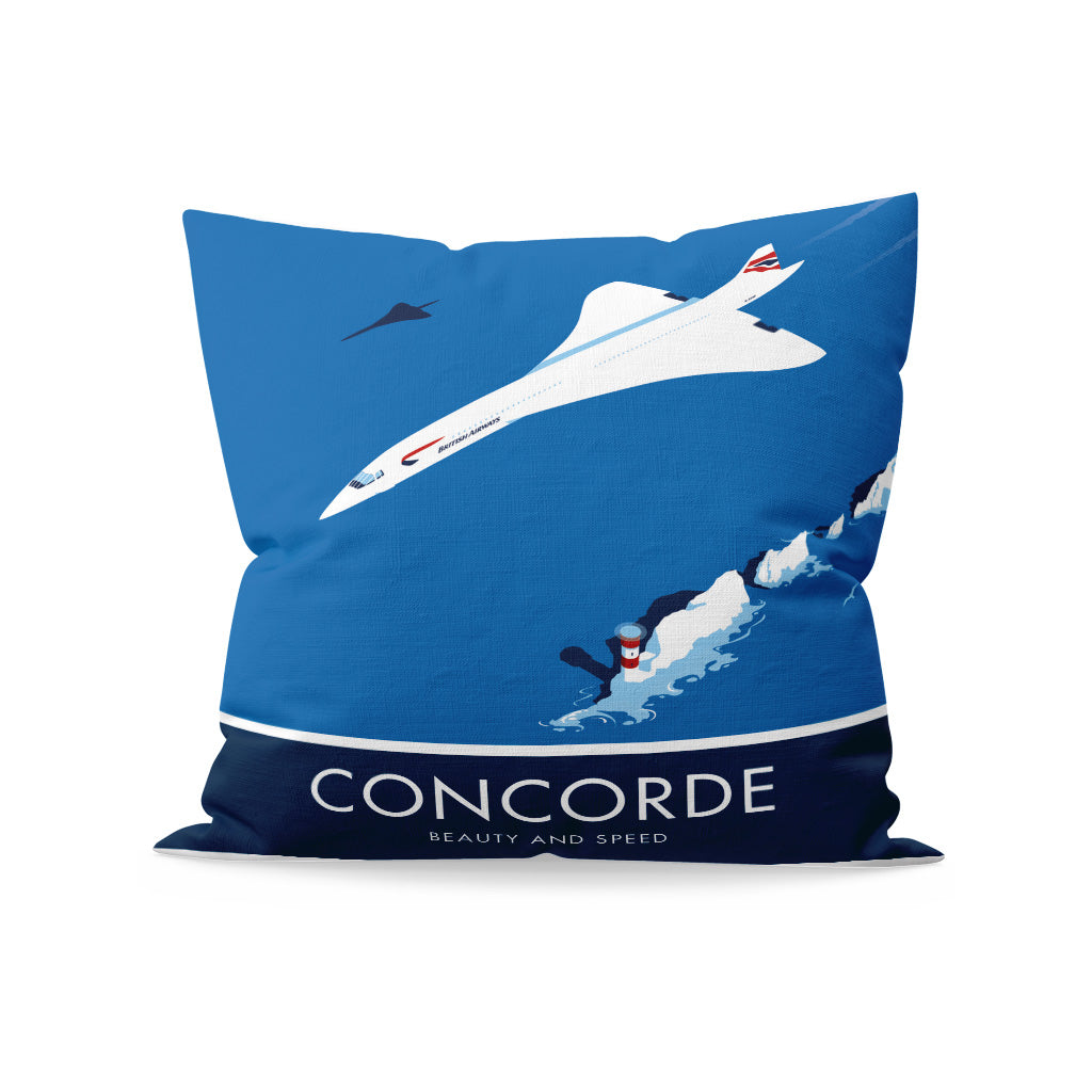 Concorde Cushion – Stephen Millership - The Art of Travel