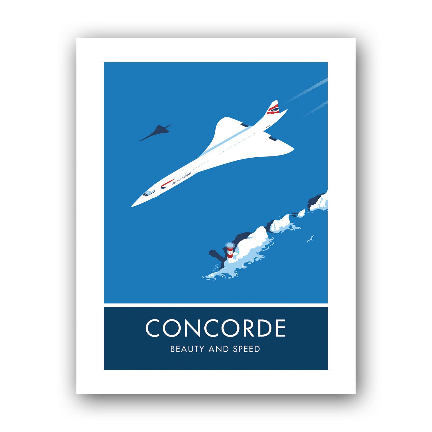 Concorde Art Print – Stephen Millership - The Art of Travel