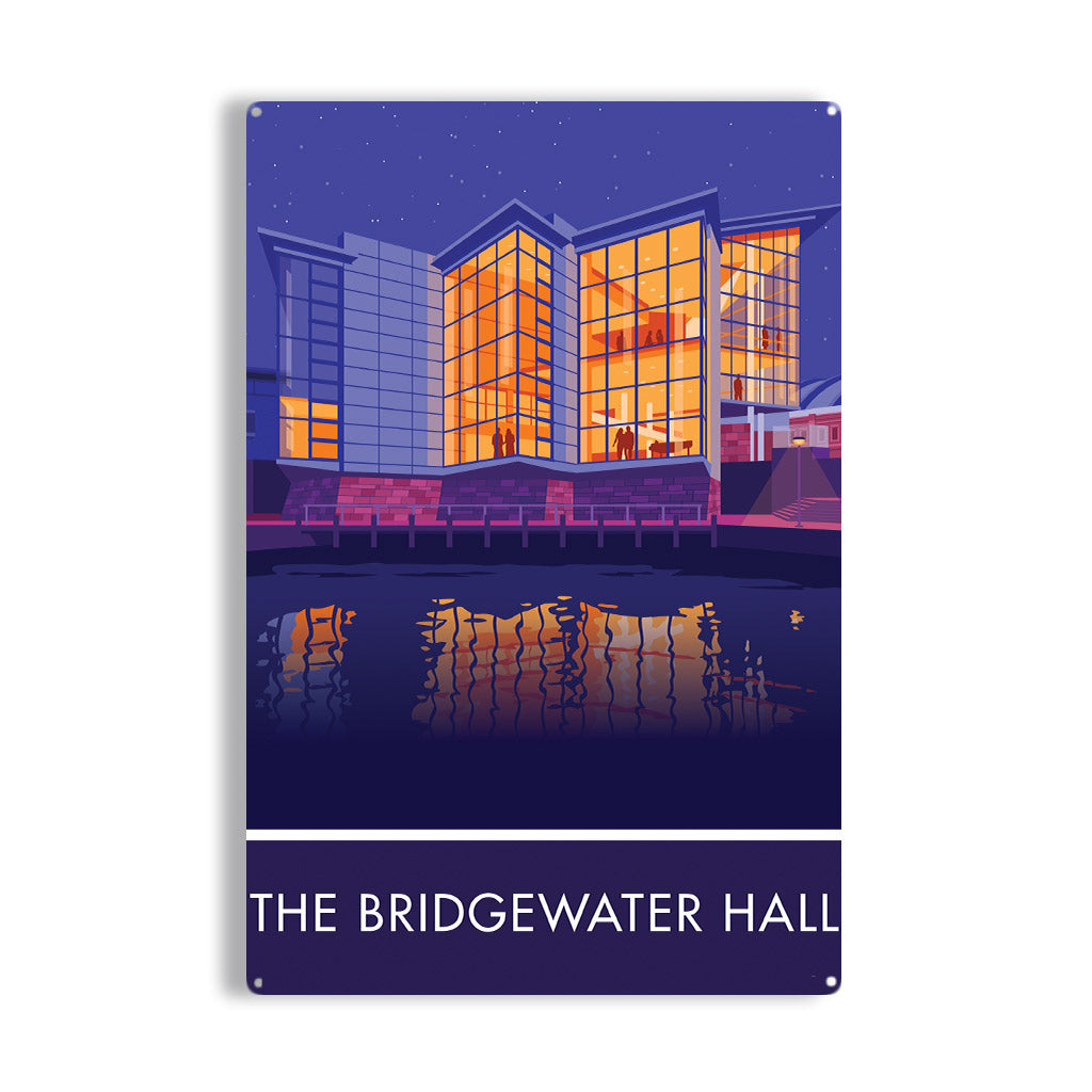 The Bridgewater Hall Metal Sign – Stephen Millership - The Art of Travel