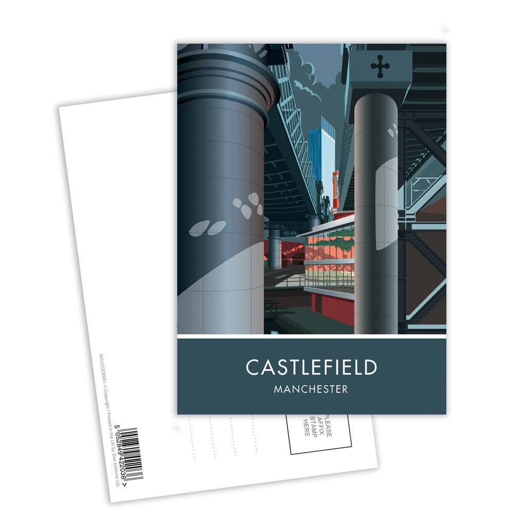 Castlefield Postcard Pack of 8 – Stephen Millership - The Art of Travel