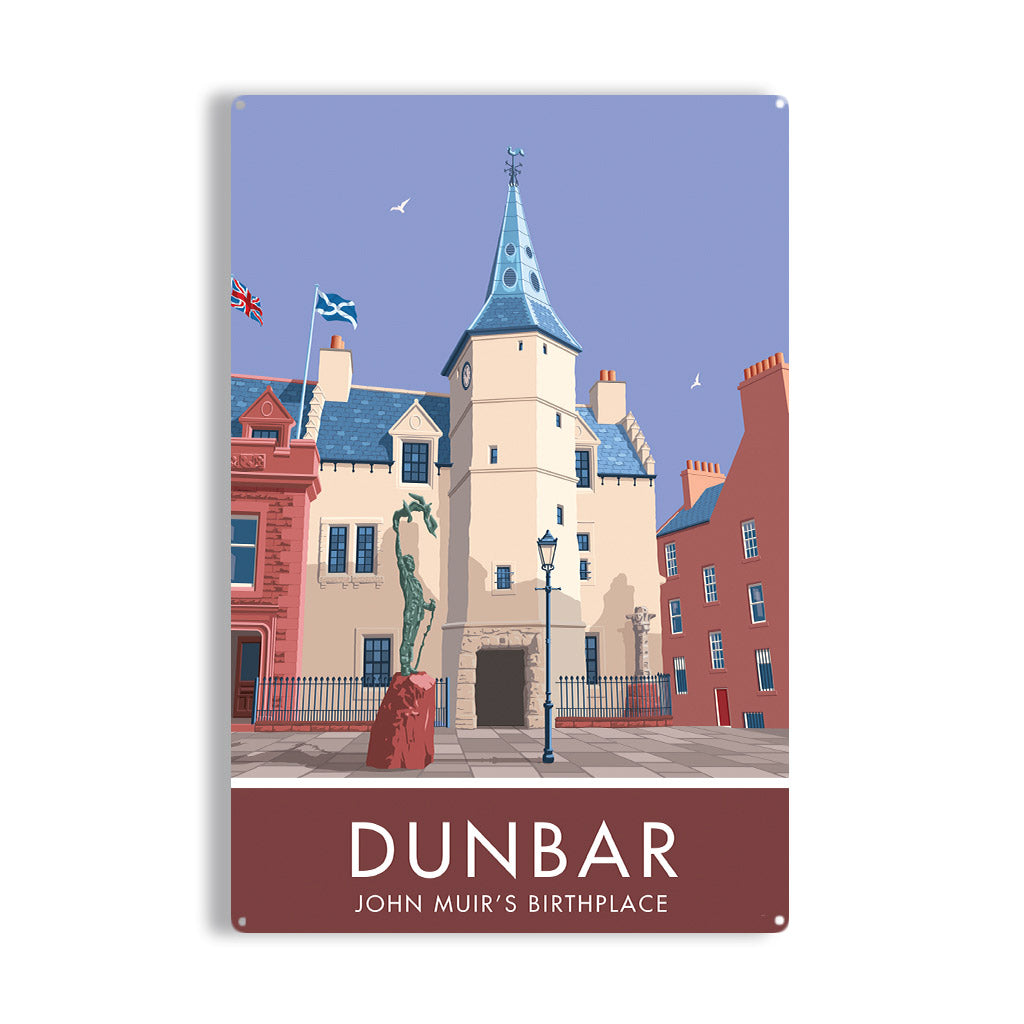Dunbar Museum Metal Sign – Stephen Millership - The Art of Travel