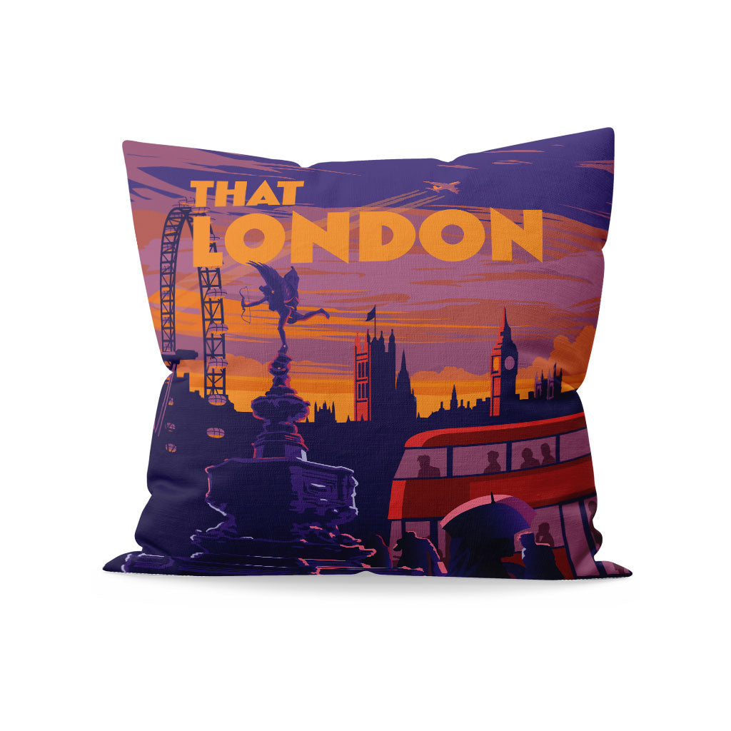 That London Cushion – Stephen Millership - The Art of Travel