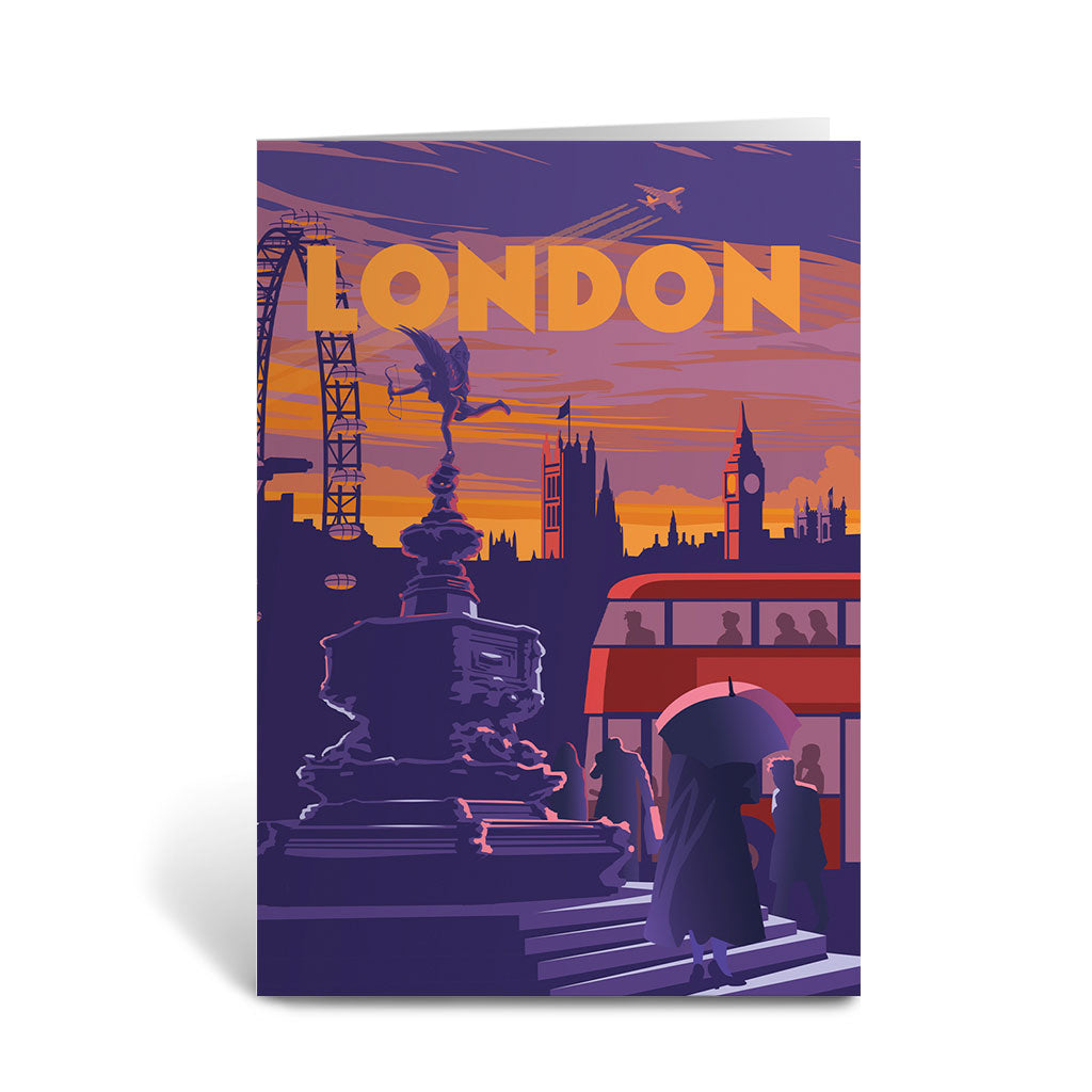 London Greeting Card 7x5 – Stephen Millership - The Art of Travel