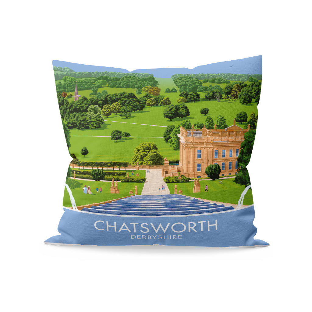 Chatsworth Cushion – Stephen Millership - The Art of Travel