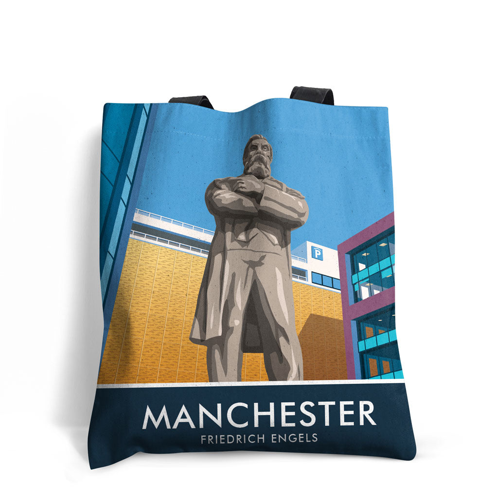 Friedrich Engels Statue, Manchester Premium Tote Bag – Stephen ...