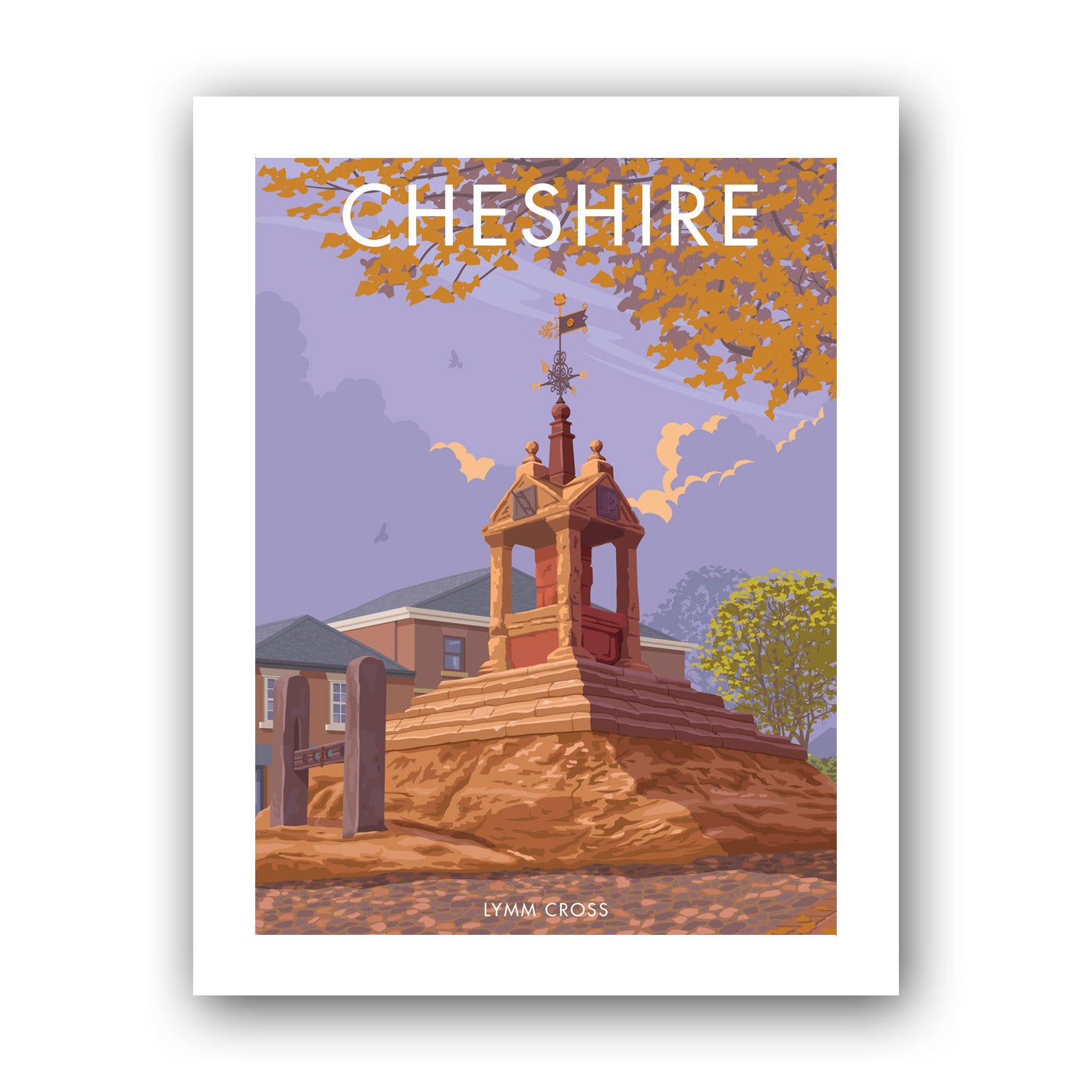 Lymm Cross, Cheshire Art Print – Stephen Millership - The Art of Travel