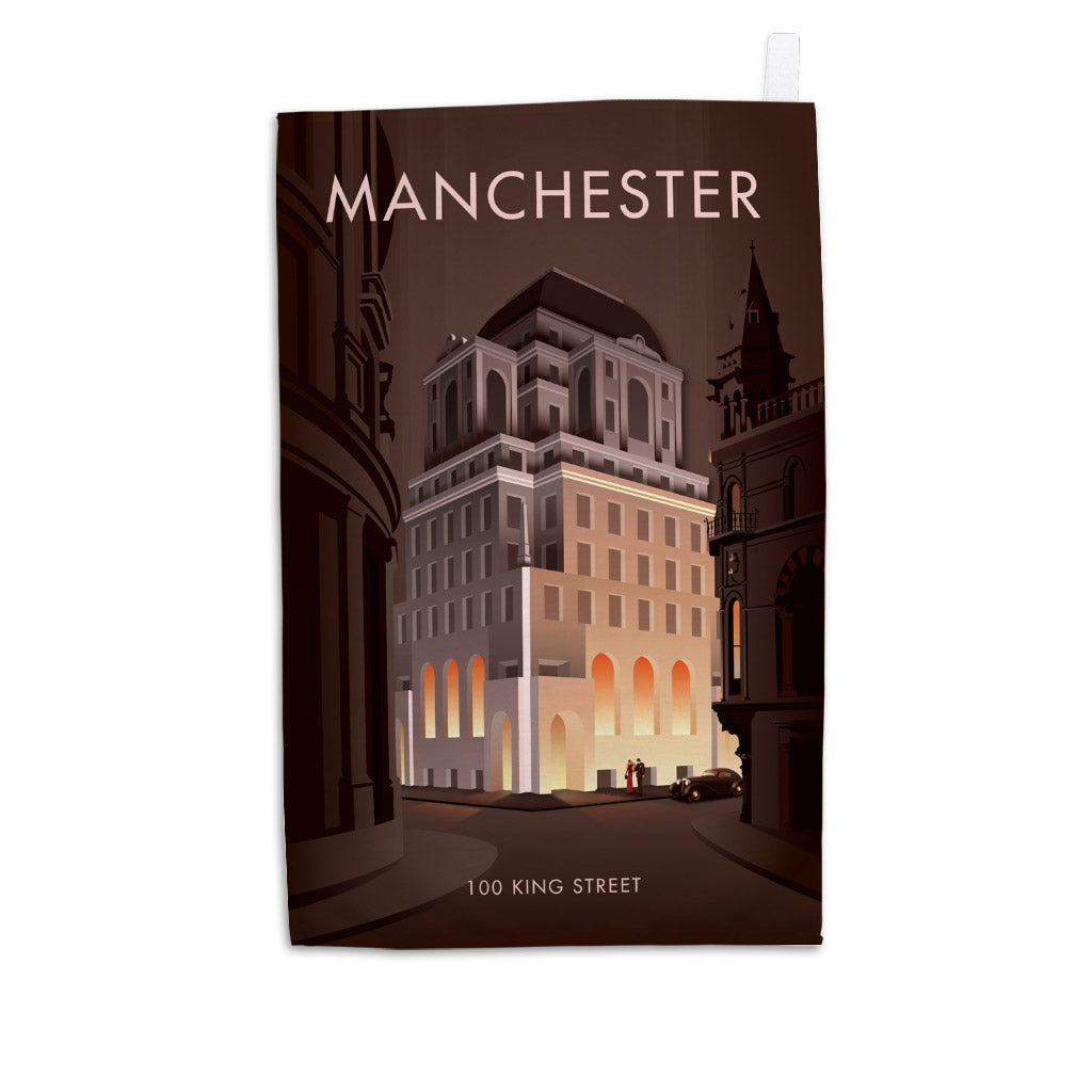 Manchester Tea Towel – Stephen Millership - The Art of Travel
