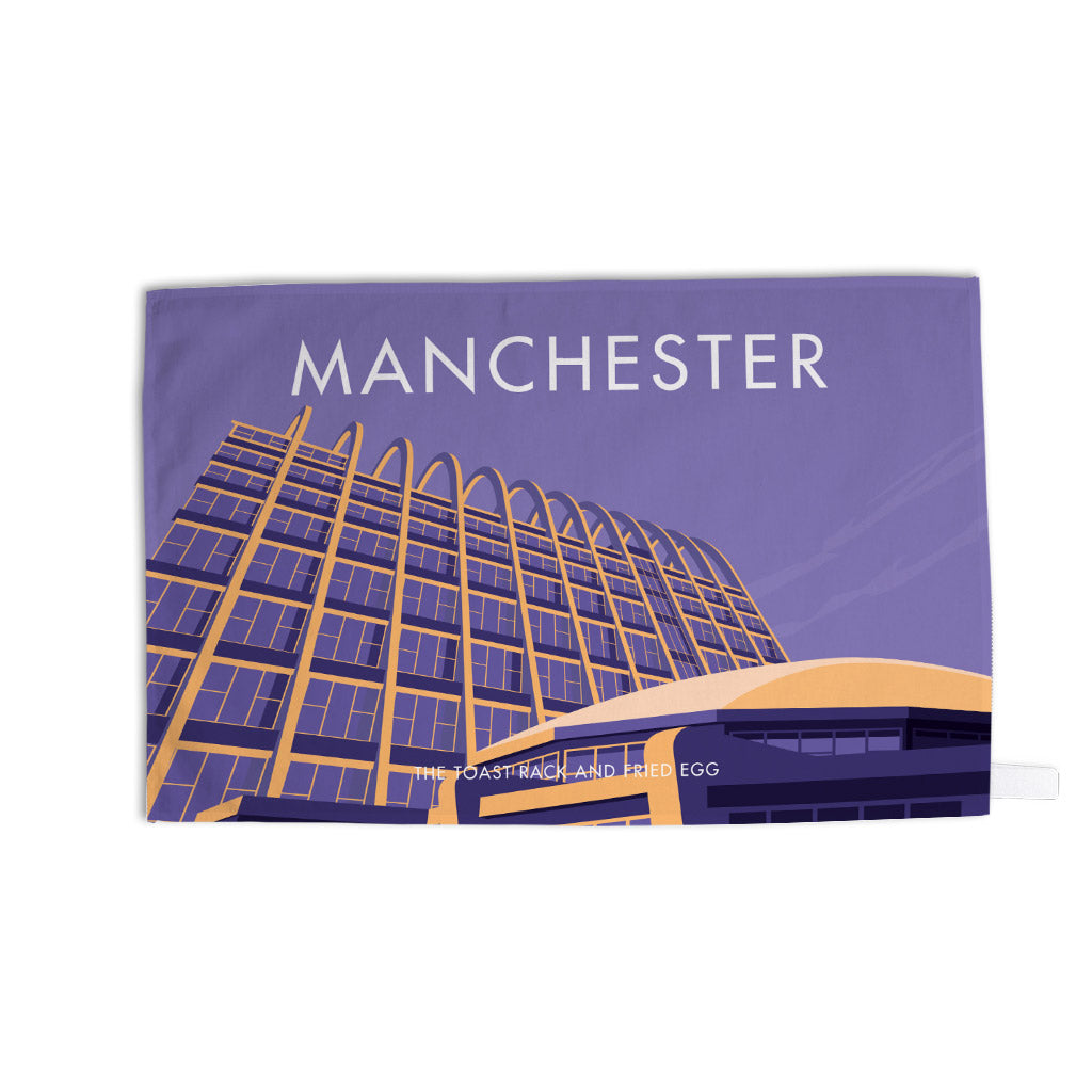 Manchester Tea Towel – Stephen Millership - The Art of Travel