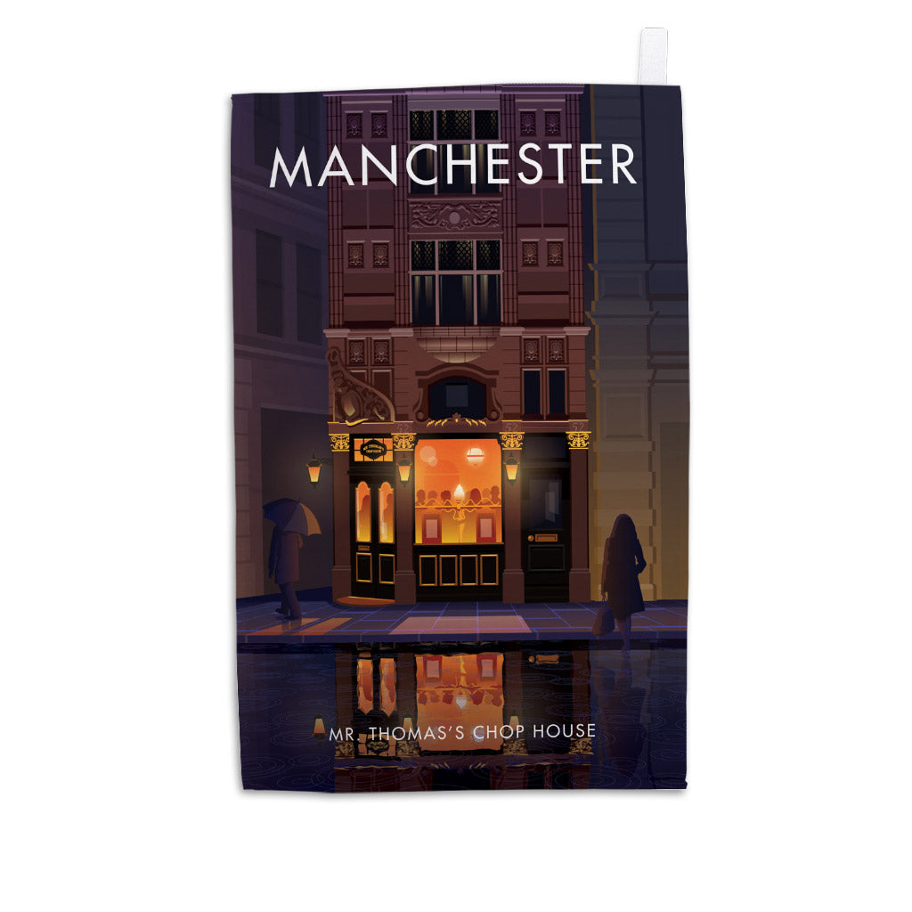 Manchester Tea Towel – Stephen Millership - The Art of Travel