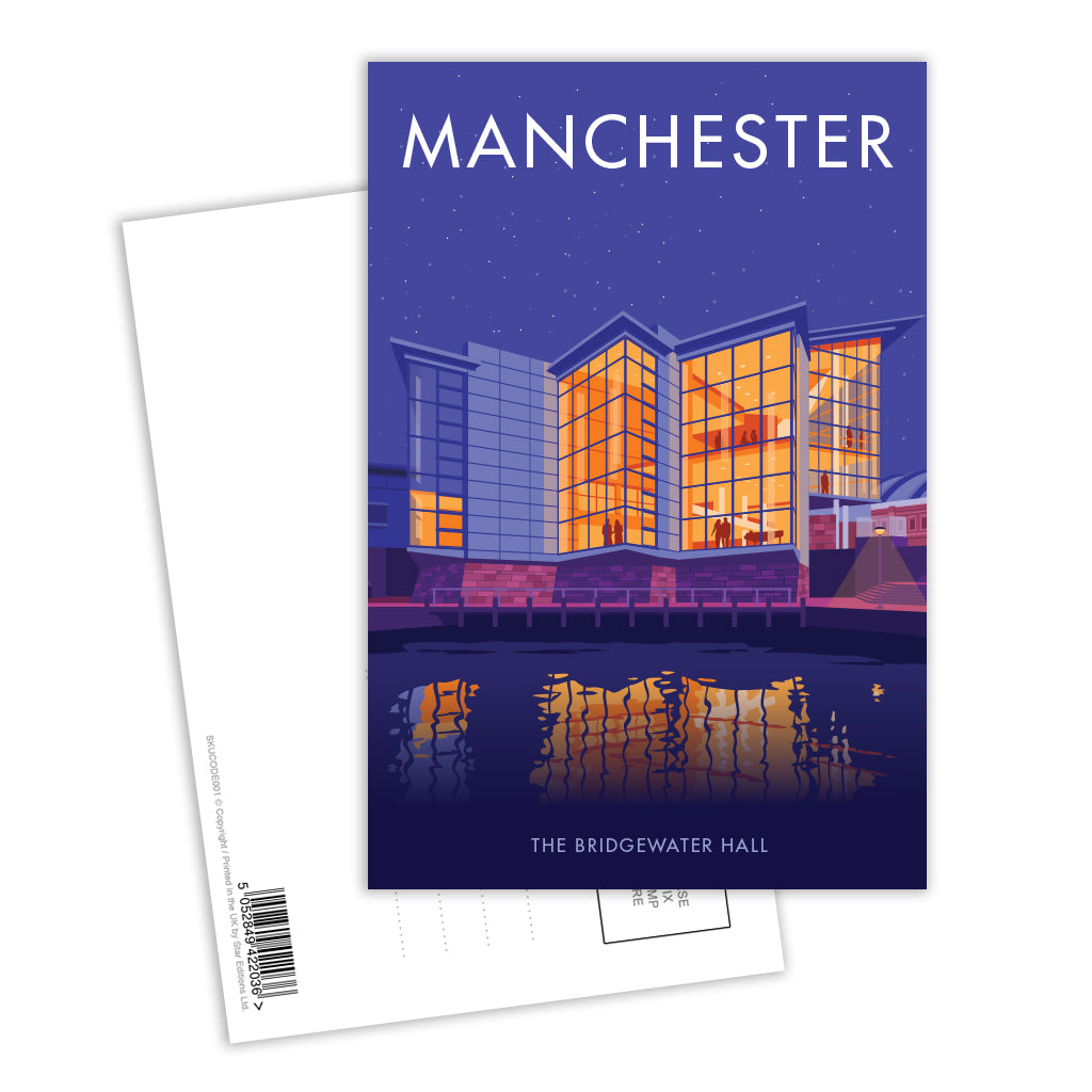 Manchester Postcard Pack of 8 – Stephen Millership - The Art of Travel