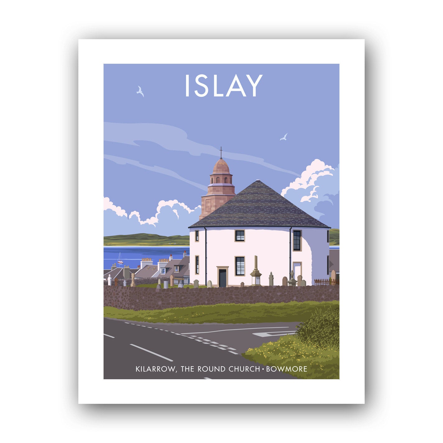 Kilarrow, The Round Church Art Print – Stephen Millership - The Art of ...