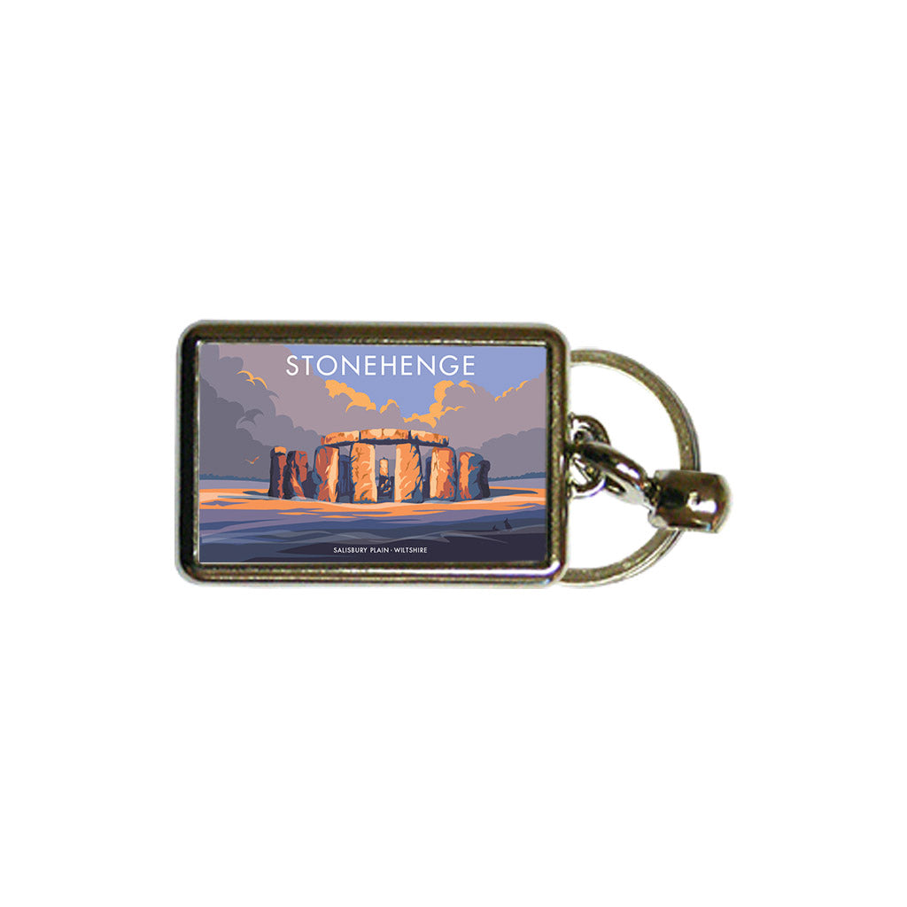 Stonehenge Metal Keyring – Stephen Millership - The Art of Travel