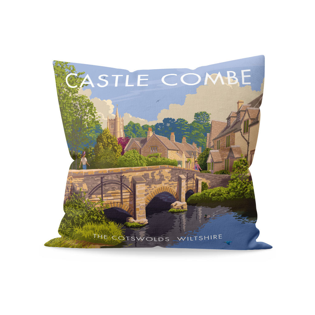 Castle Combe, The Cotswolds Cushion – Stephen Millership - The Art of ...