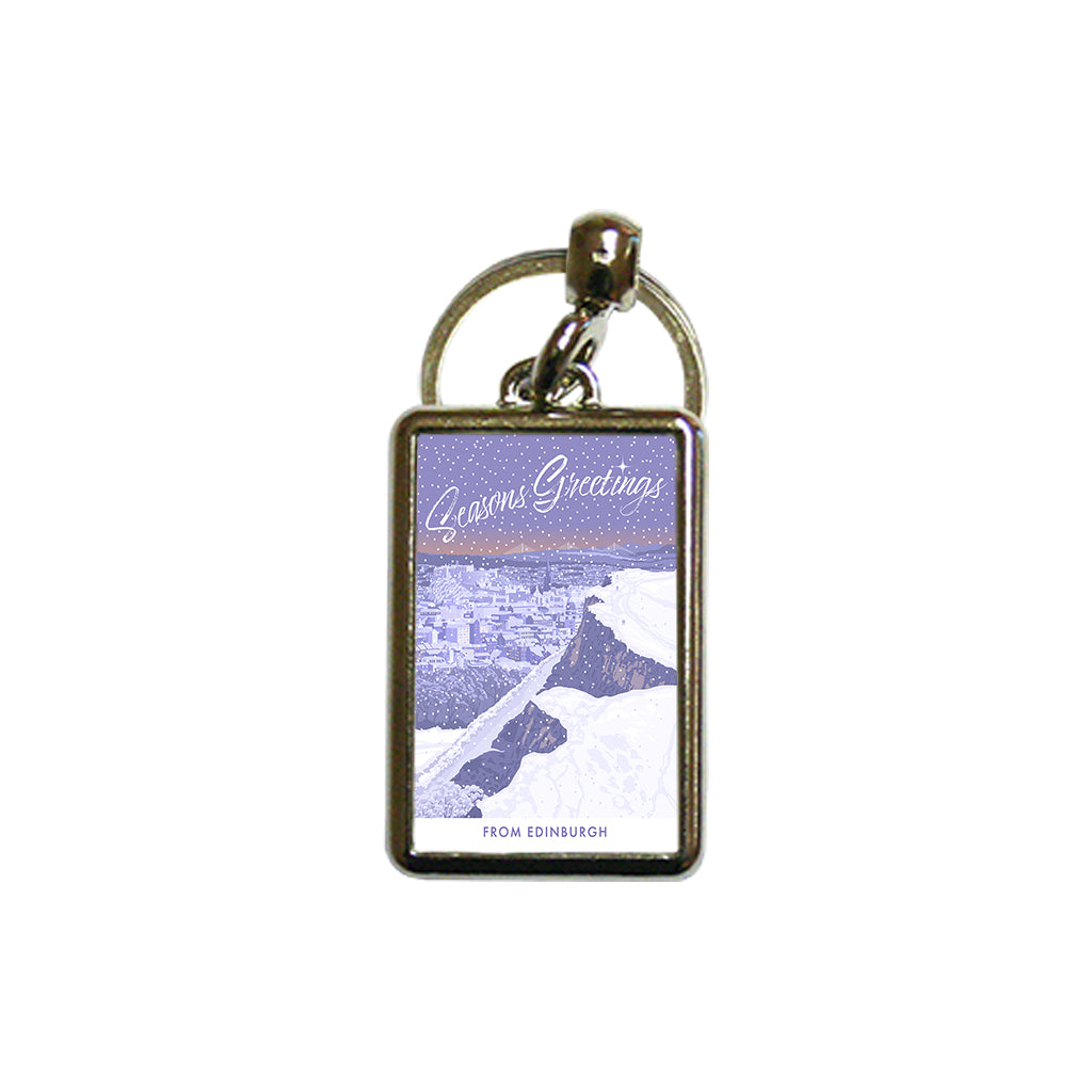 Seasons Greetings from Edinburgh Metal Keyring – Stephen Millership ...